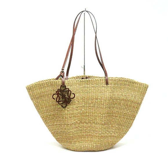 Loewe | Bags | Loewe Loewe Shell Basket Bag A22395x0 Anagram Natural ...
